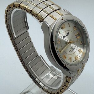 Sharp | Accessories | Vintage Mens Sharp Quartz Watch 36 Mm Model ...